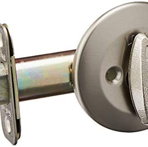 Kwikset 663 15 CP RCL RCS Single-Sided Deadbolt in Satin Nickel