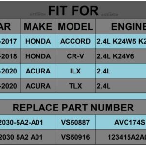 EASIMOR Engine Valve Cover Gasket Set Replacement for Honda Accord CR-V Acura ILX TLX 2.4L for Engine K24W5 K24W1 K24V6 120305A2A01