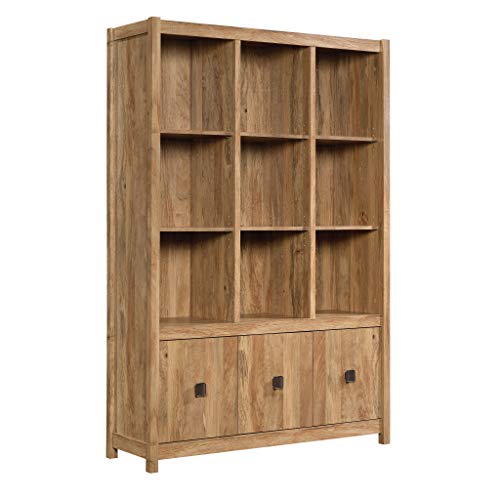 Sauder Cannery Bridge Storage Wall, L: 48.31" x W: 15.59" x H: 71.97", Sindoori Mango finish