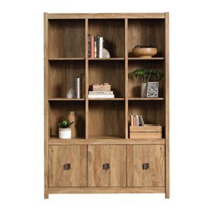 Sauder Cannery Bridge Storage Wall, L: 48.31" x W: 15.59" x H: 71.97", Sindoori Mango finish