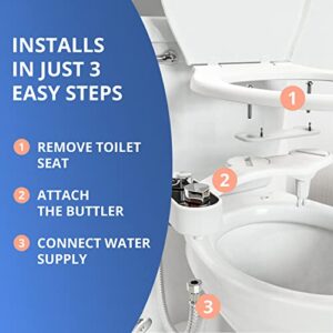 Elevate Your Bathroom with Our Self-Cleaning Bidet Attachment for Toilet - The Ultimate Bidet Toilet Seat Experience and Toilet Accessories for Comfort & Hygiene - Toilet Bidet by Clear Rear