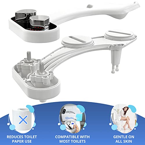 Elevate Your Bathroom with Our Self-Cleaning Bidet Attachment for Toilet - The Ultimate Bidet Toilet Seat Experience and Toilet Accessories for Comfort & Hygiene - Toilet Bidet by Clear Rear