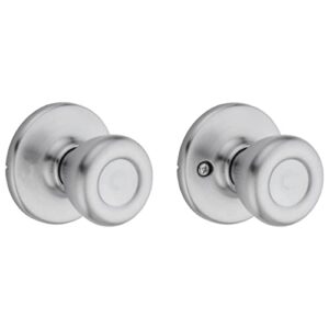 Kwikset 92001-514 Tylo Hall & Closet Knob in Satin Chrome