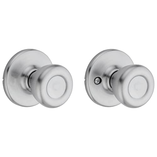 Kwikset 92001-514 Tylo Hall & Closet Knob in Satin Chrome