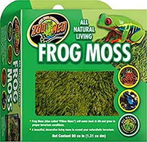 zoo med frog moss, 80 cubic-inches