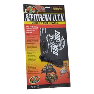 zoo med repti therm under tank reptile heater 24 watts – 18″ long x 8″ wide (50-60 gallons)