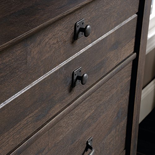 Sauder Carson Forge 4-Drawer Chest, Coffee Oak finish