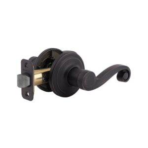 Kwikset 720LL 11P CP Lido Hall/Closet Lever, Venetian Bronze