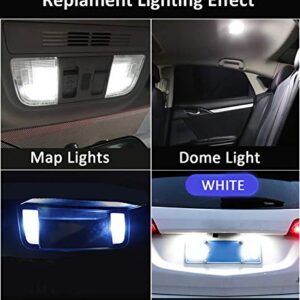 17pcs Pilot Interior LED Lights Kit Super Bright LED Map Dome Light Bulbs for 2009 2010 2011 2012 2013 2014 2015 Honda Pilot All Models