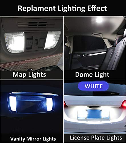 17pcs Pilot Interior LED Lights Kit Super Bright LED Map Dome Light Bulbs for 2009 2010 2011 2012 2013 2014 2015 Honda Pilot All Models