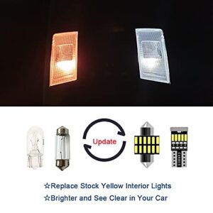 17pcs Pilot Interior LED Lights Kit Super Bright LED Map Dome Light Bulbs for 2009 2010 2011 2012 2013 2014 2015 Honda Pilot All Models