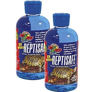 zoo med reptisafe instant terrarium water conditioner 8.75 fl. oz. (pack of 2)