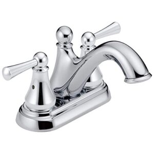 delta faucet haywood centerset bathroom faucet chrome, bathroom sink faucet, drain assembly, chrome 25999lf