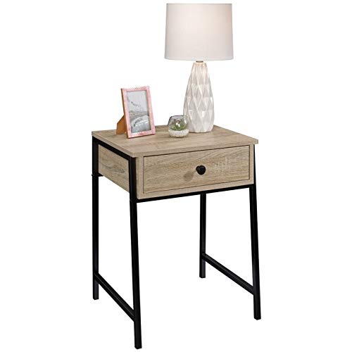 Sauder North Avenue Night Stand, L: 18.50" x W: 16.54" x H: 23.94", Charter Oak Finish