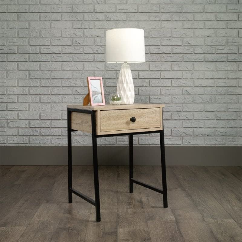 Sauder North Avenue Night Stand, L: 18.50" x W: 16.54" x H: 23.94", Charter Oak Finish