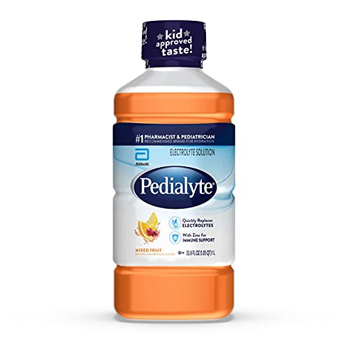 Pedialyte Electrolyte Solution, Mixed Fruit, Hydration Drink, 1 Liter