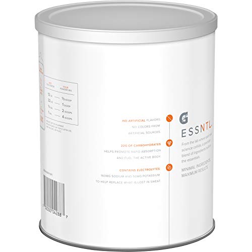 G ESSNTL Organic Gatorade Thirst Quencher Powder, Mango, 50.9oz Canister (Pack of 3)