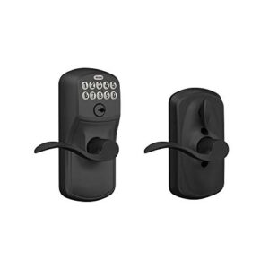 schlage fe595 ply 622 acc keypad entry with flex electronic lock, matte black