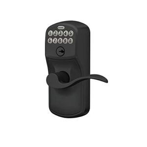 Schlage FE595 PLY 622 Acc Keypad Entry with Flex Electronic Lock, Matte Black