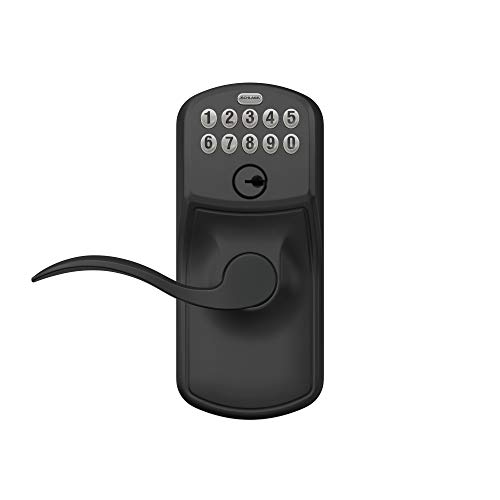 Schlage FE595 PLY 622 Acc Keypad Entry with Flex Electronic Lock, Matte Black