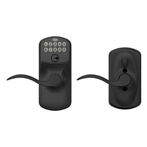 Schlage FE595 PLY 622 Acc Keypad Entry with Flex Electronic Lock, Matte Black