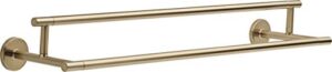 delta faucet 75925-cz trinsic double towel bar, 24 inch, champagne bronze