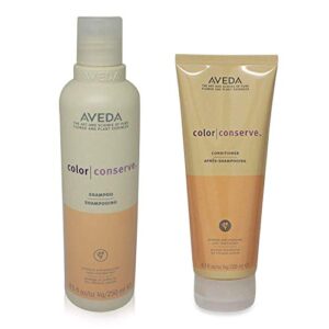 aveda color conserve shampoo 8.5 oz and conditioner 6.7 oz