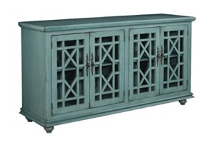 martin svensson home jules 63″ tv stand, teal