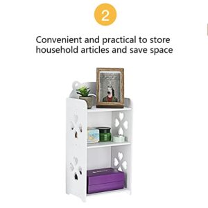 ACHVAC Smart Coffee Table PVC Nightstands Bed Side Table Articles Magazine Cabinet Storage Organizer Bedside Table Drawer Night for Bedroom Furniture