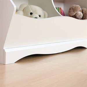 Sauder Pogo1 shelves Bookcase/footboard, Soft White finish