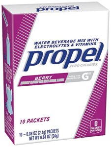 gatorade propel powder sticks berry, 10-count (pack of 6)