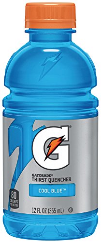 Gatorade Thirst Quencher, Cool Blue, 12 Ounce Bottles (Pack of 24)