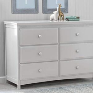 Delta Children Emerson 6 Drawer Dresser, Greenguard Gold Certified, Bianca White