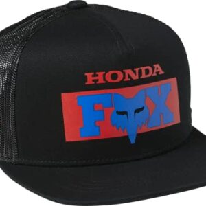 Fox Racing Kids' Standard Honda Snapback HAT, Black, One Size