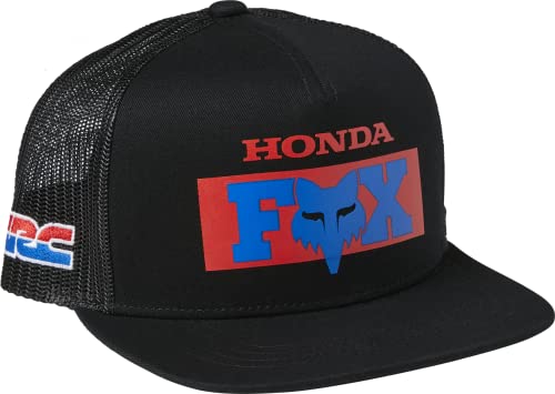 Fox Racing Kids' Standard Honda Snapback HAT, Black, One Size