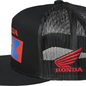 Fox Racing Kids' Standard Honda Snapback HAT, Black, One Size