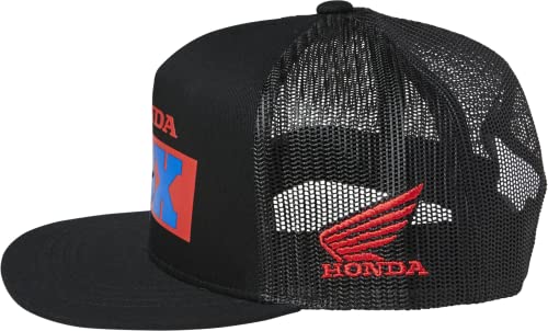 Fox Racing Kids' Standard Honda Snapback HAT, Black, One Size