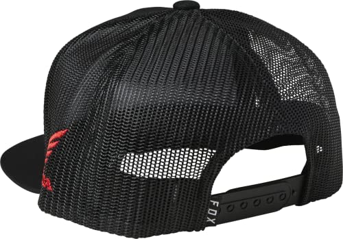 Fox Racing Kids' Standard Honda Snapback HAT, Black, One Size