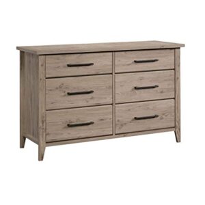 sauder summit station dresser, l: 50.91″ x w: 18.15″ x h: 31.85″, laurel oak finish