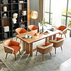 ARTPLAN Dinning Room Accent Chairs for Living Room Arm Chairs for Kitchen Study Room Home Indoor Furniture