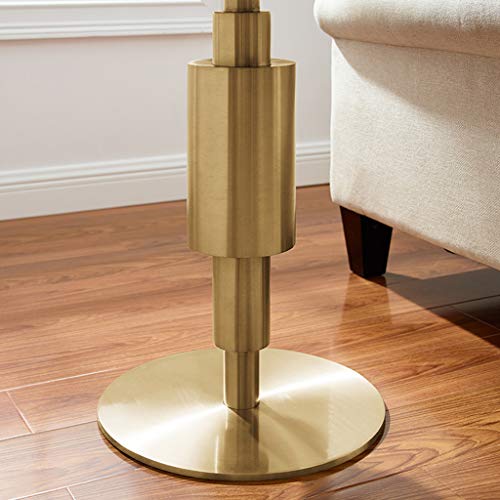 Articles for daily use Light Luxury Stainless Steel Round Sofa Side Table Living Room Coffee Table, Metal Frame, Living Room Sofa Side Table bar Small Round Table Coffee Table, Gold