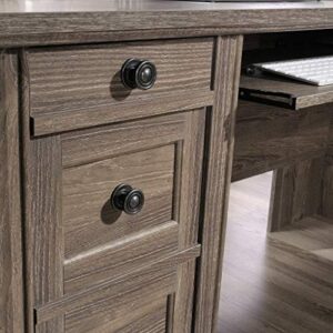 Sauder Hammond L-Desk, L: 65.12" x W: 65.12" x H: 30.0", Emery Oak Finish