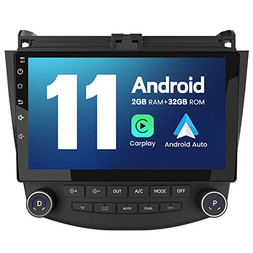 AWESAFE Car Radio Stereo 10 inch Touch Screen Head Unit for Honda Accord 7th 2003 2004 2005 2006 2007 with Apple CarPlay Andriod Auto