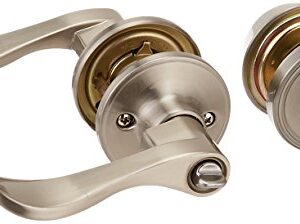 Schlage JC60 V SEV 619 Single Cylinder Keyed Entry Lock Deadbolt, Satin Nickel