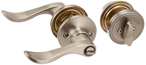 Schlage JC60 V SEV 619 Single Cylinder Keyed Entry Lock Deadbolt, Satin Nickel