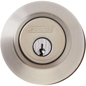 Dexter by Schlage JD60619 Single-Cylinder Deadbolt, Satin Nickel