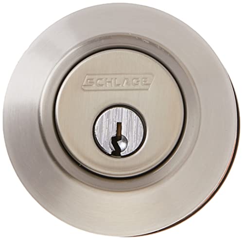 Dexter by Schlage JD60619 Single-Cylinder Deadbolt, Satin Nickel