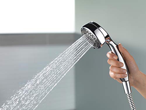 Delta Faucet 7-Spray Touch-Clean Hand Held Shower Head with Hose, Chrome 75700