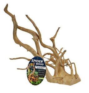 zoo med spider wood, medium, perfect for aquariums and terrariums (690855)