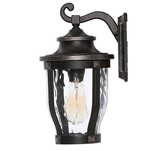 Home Decorators Collection McCarthy 1-Light Bronze Outdoor Wall Mount